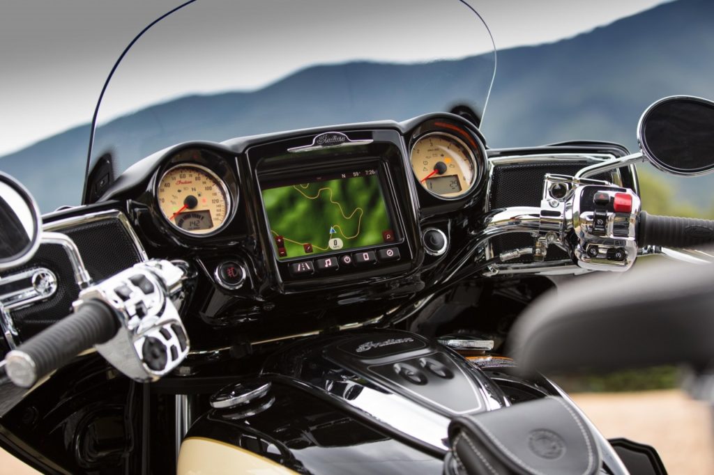 Indian Motorcycle introduces infotainment system for 2017 Roadmaster ...
