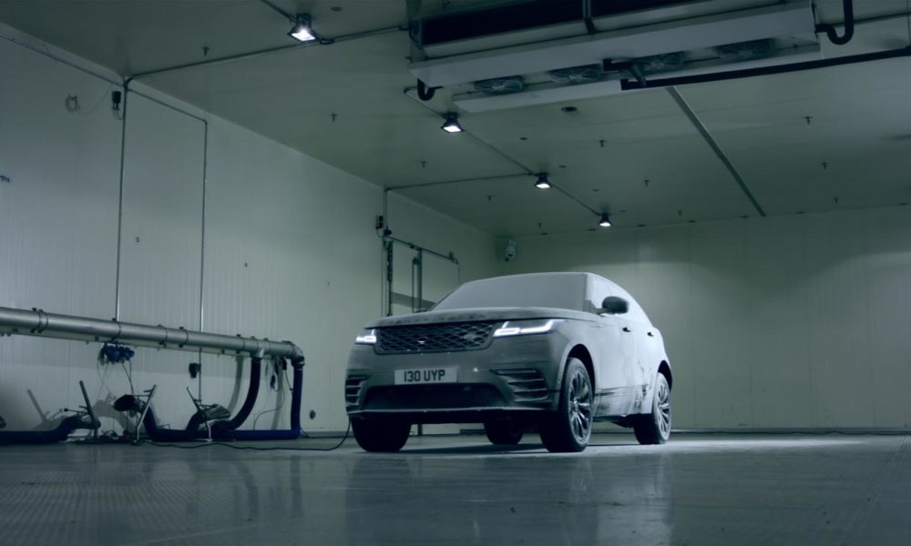 Range Rover Velar Making - Watch the handles break layers of ice ...