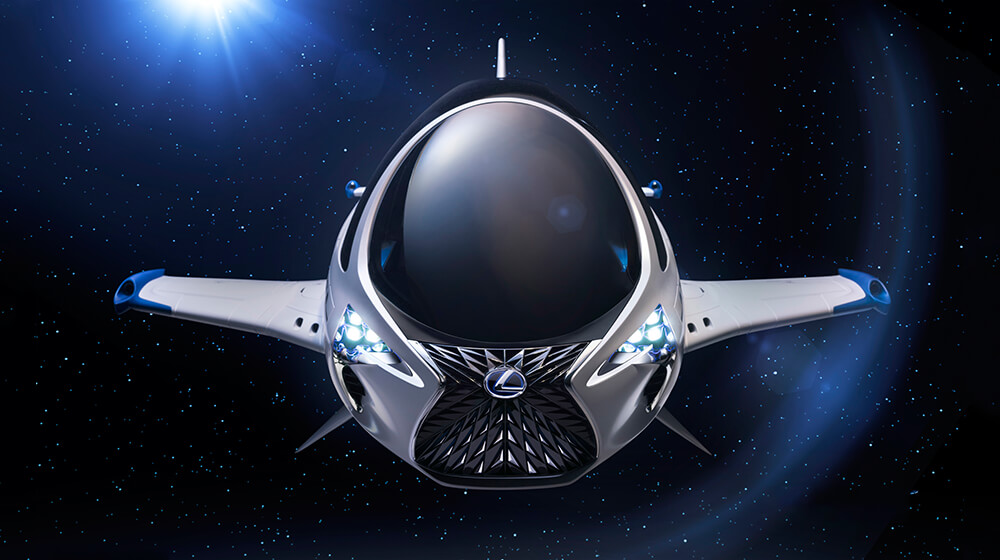 Meet the Lexus Skyjet, available at all dealers throughout the galaxy ...