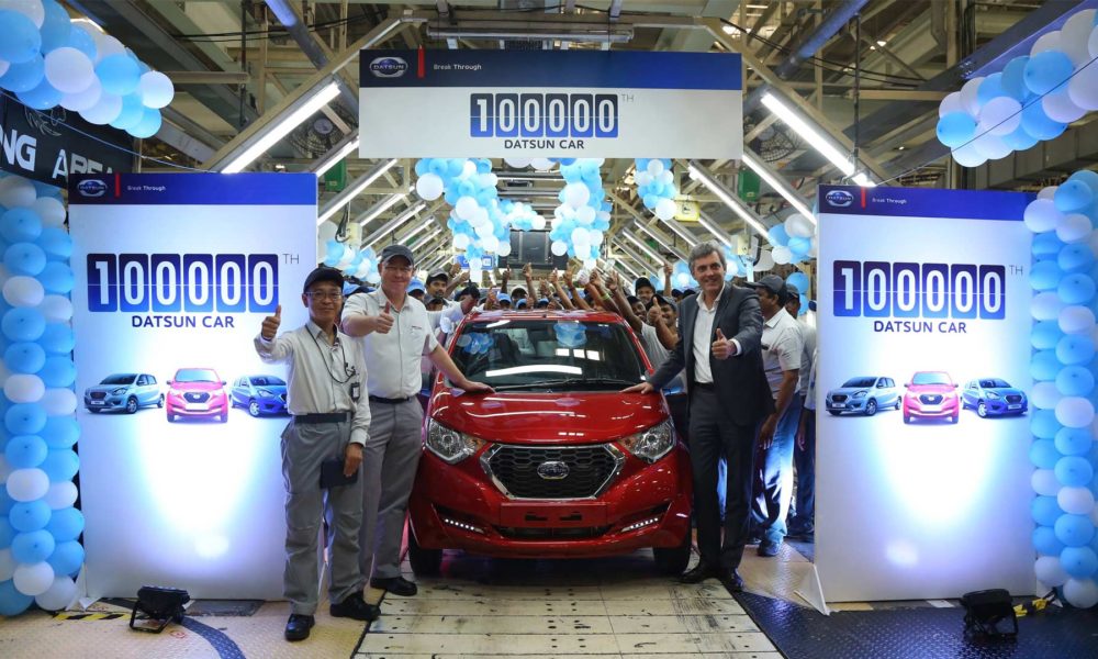 Datsun rolls out 100,000th car in India - Autodevot