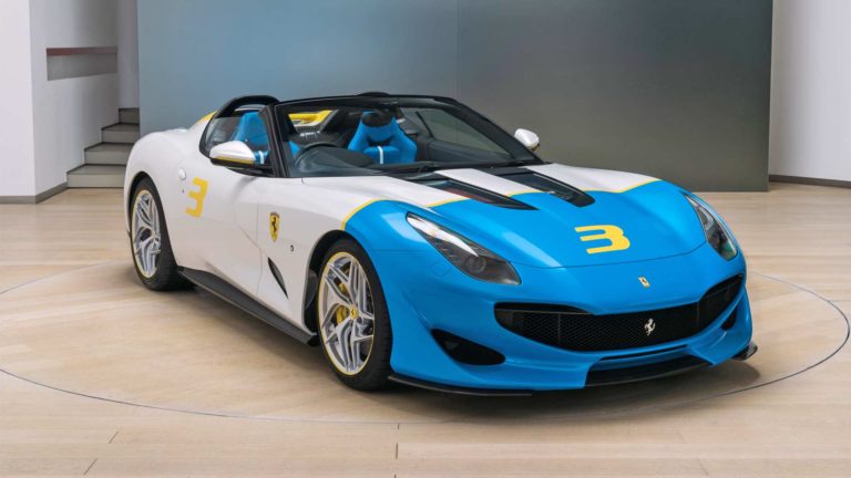 Ferrari SP3JC is a one-off roadster with Pop Art colors - Autodevot
