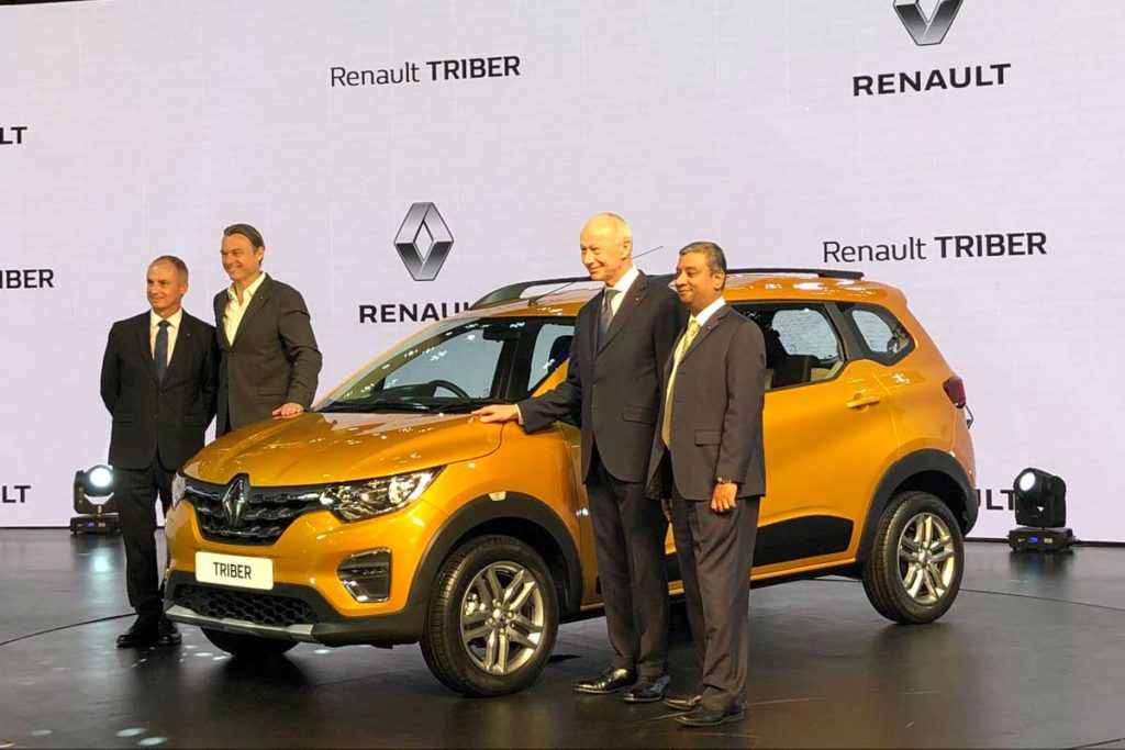 Renault Triber sub-4m MPV debuts in India, offers up to 7 seats - Autodevot