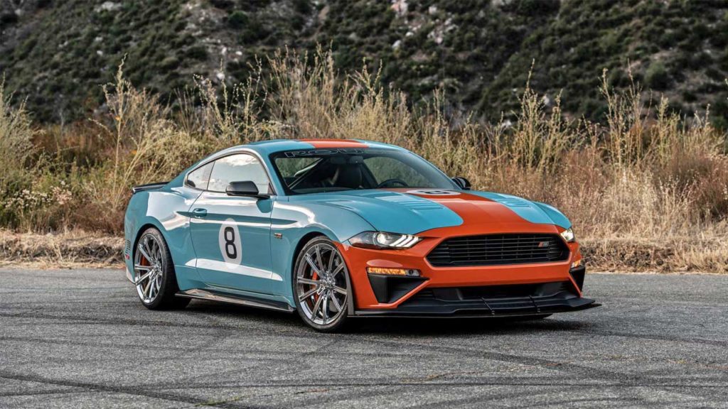 Roush customizes a one-off Mustang with Gulf Livery - Autodevot