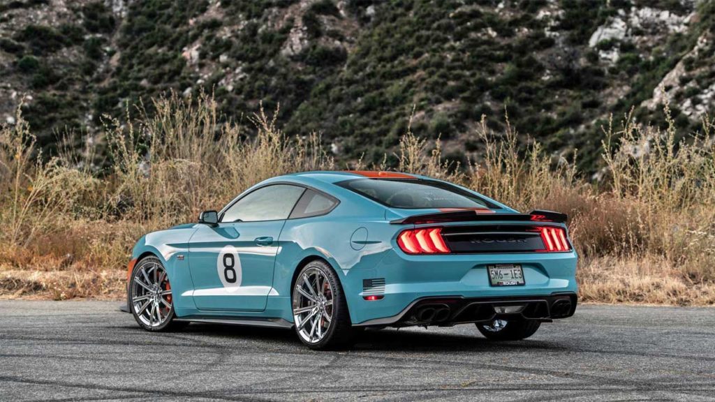 Roush customizes a one-off Mustang with Gulf Livery - Autodevot