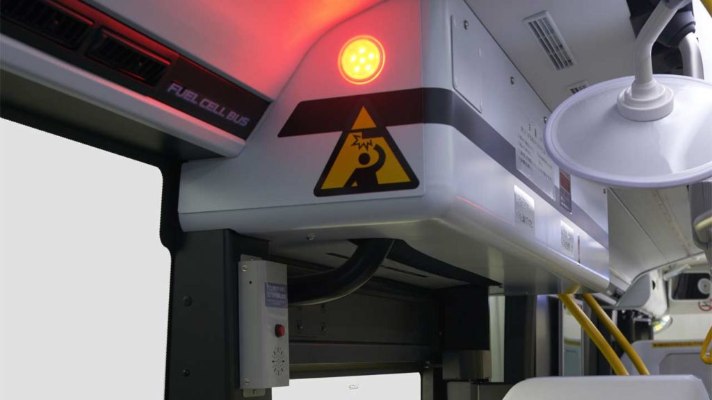 Toyota Sora Fuel Cell bus gets more safety and communication tech ...