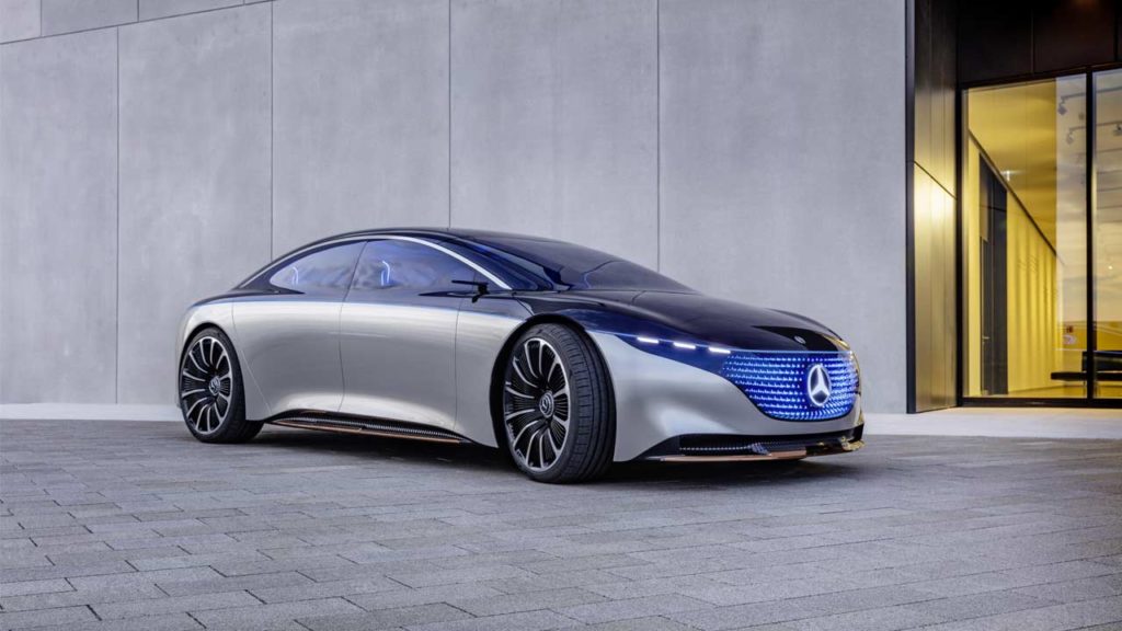 Mercedes-Benz Vision EQS imagines an all-electric S-Class of the future ...