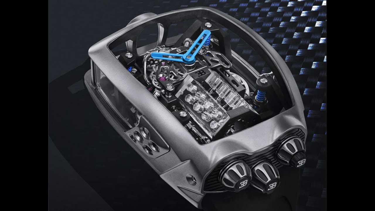Bugatti Chiron Tourbillon watch showcases the art of engineering ...