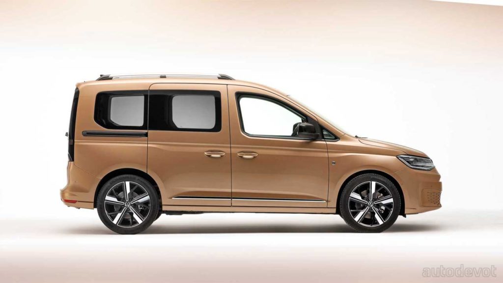 5th gen Volkswagen Caddy debuts with more space and technology - Autodevot
