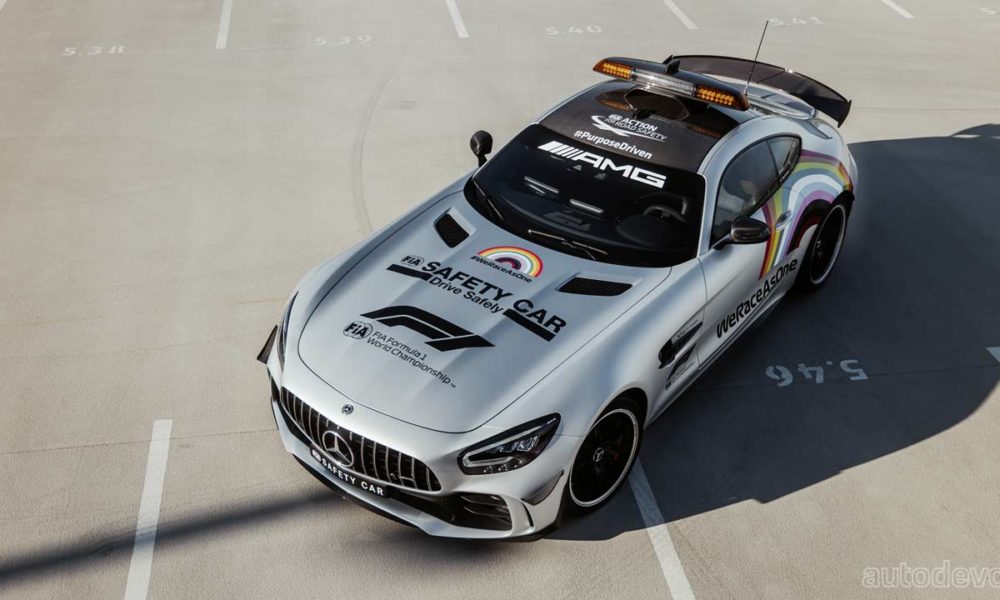 Mercedes-AMG GT R official F1 safety car's new livery supports ...