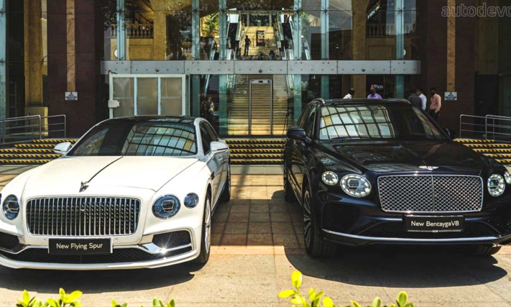 Bentley Flying Spur and Bentayga facelift showcased in Bengaluru ...