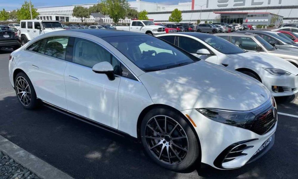 What was Mercedes-Benz EQS doing at Tesla's Fremont factory? - Autodevot