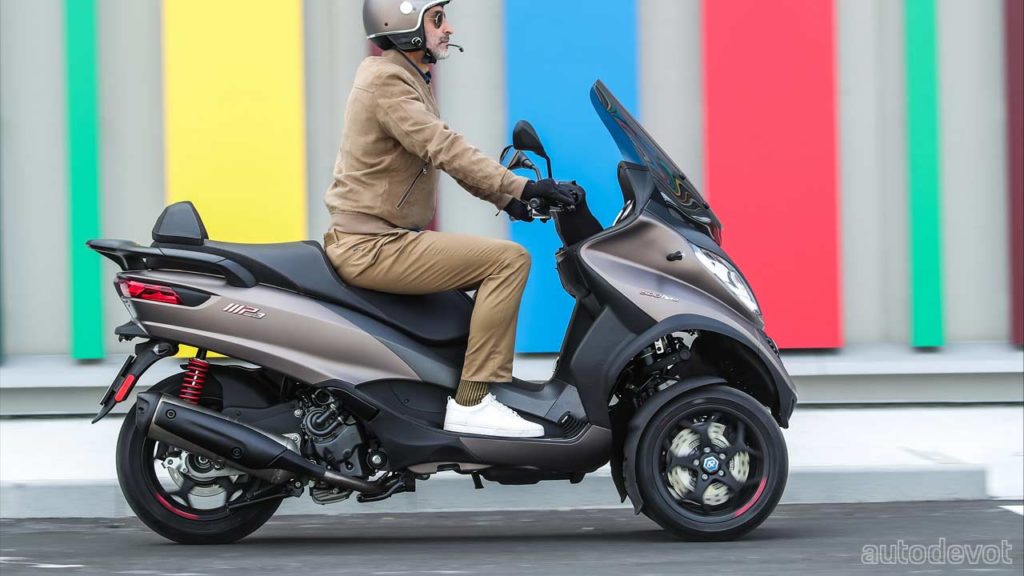 Piaggio reveals 2021 MP3 three-wheeled scooters - Autodevot