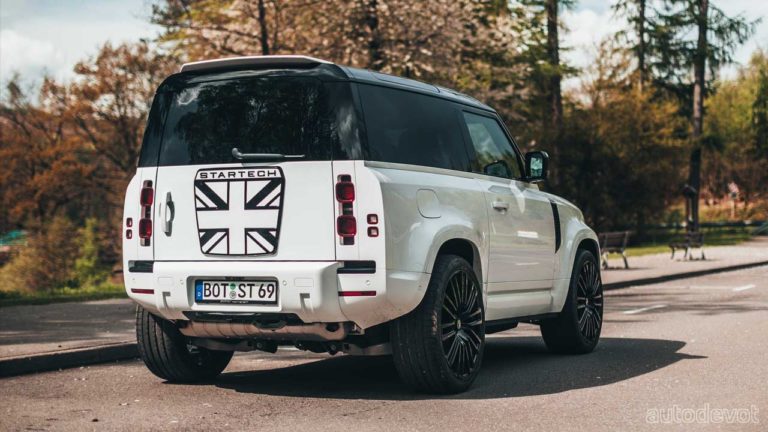 Brabus gives Land Rover Defender a funny white tuxedo - Autodevot