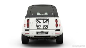 Brabus gives Land Rover Defender a funny white tuxedo - Autodevot