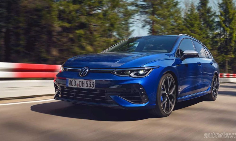 2022 Volkswagen Golf R Estate debuts with more power & space - Autodevot