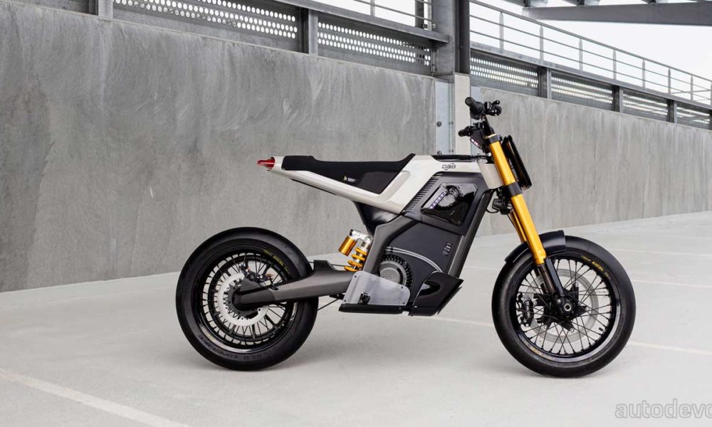 DAB Concept-E electric motorcycle showcases minimalistic design - Autodevot