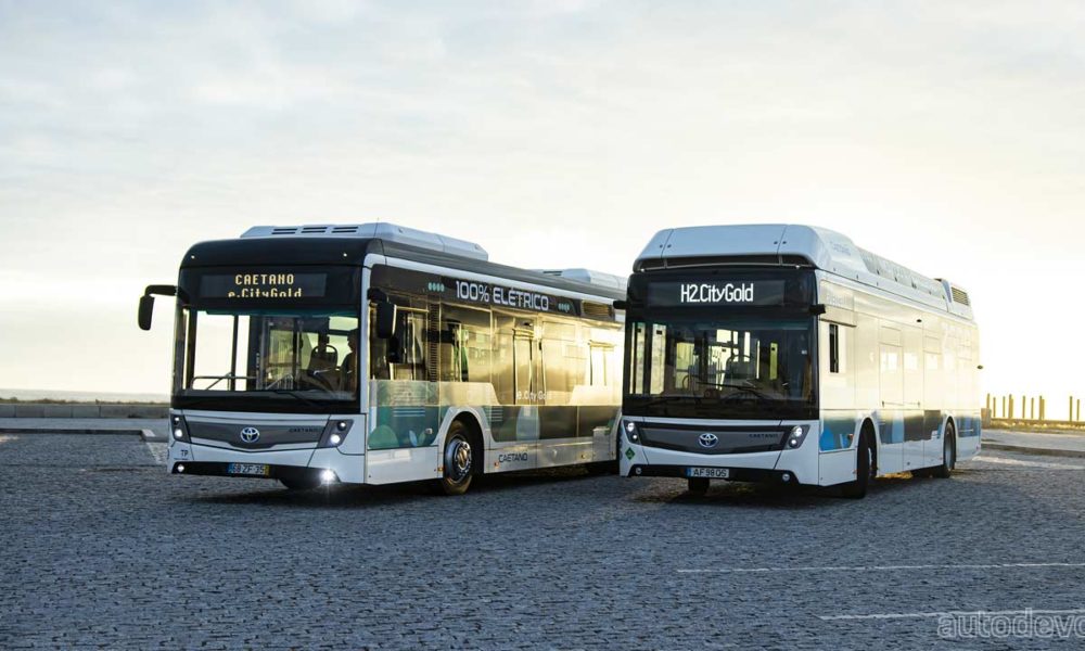 CaetanoBus BEV and FCEV buses get Toyota badges - Autodevot