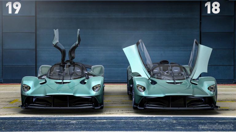 Aston Martin Valkyrie Spider debuts with tiny butterfly doors - Autodevot