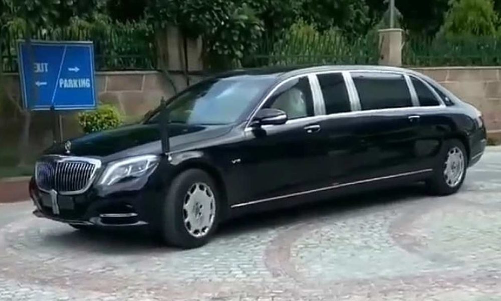Indian president gets a new Mercedes-Maybach S 600 Pullman Guard ...