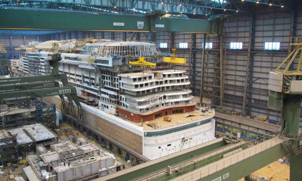 Watch a giant cruise ship put together like LEGO - Autodevot