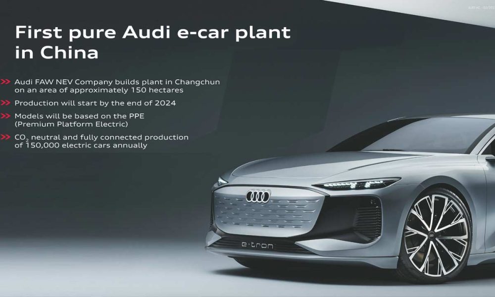 Audi to build a dedicated EV plant in China - Autodevot