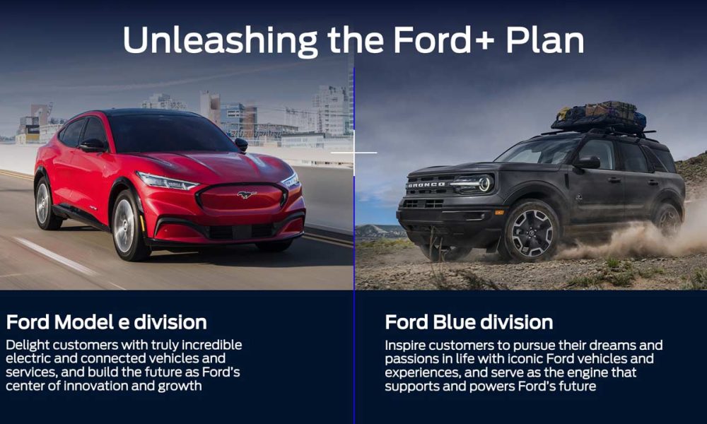 Ford+ Plan splits EV and ICE businesses into separate divisions - Autodevot