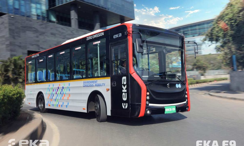 EKA E9 electric bus debuts with stylish looks and 31 seats - Autodevot