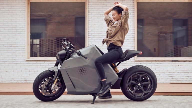 Davinci DC100 electric motorcycle showcased in Europe - Autodevot