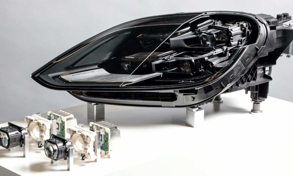 Porsche HD Matrix LED headlights pack 32,000+ pixels per headlight ...