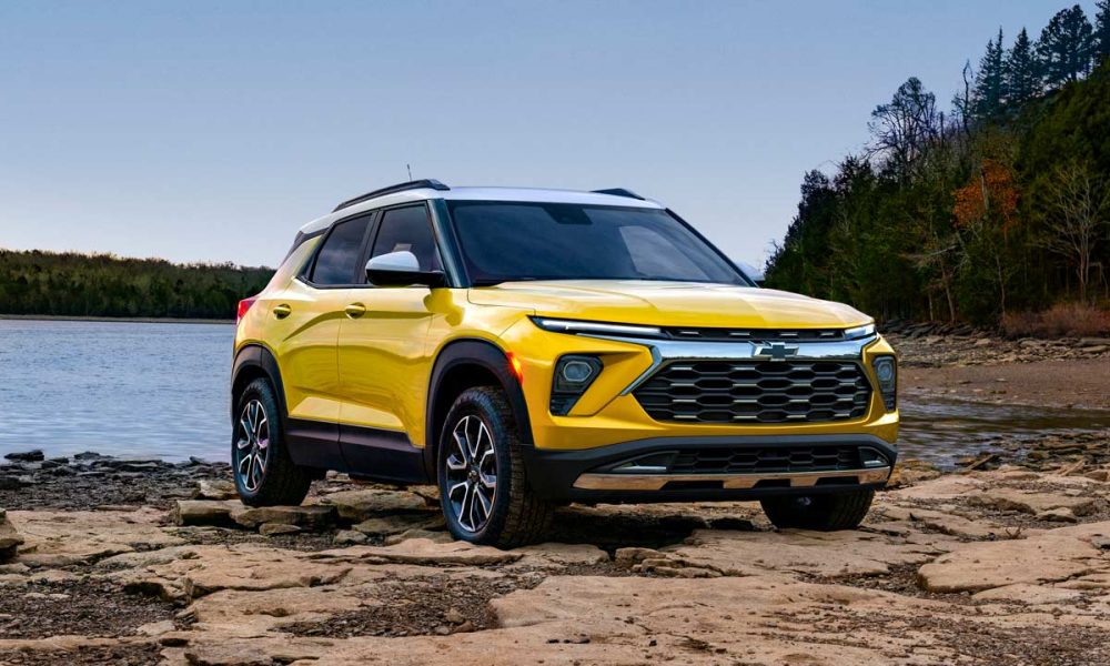 2024 Chevrolet Trailblazer debuts with a sharp face & tech upgrades ...