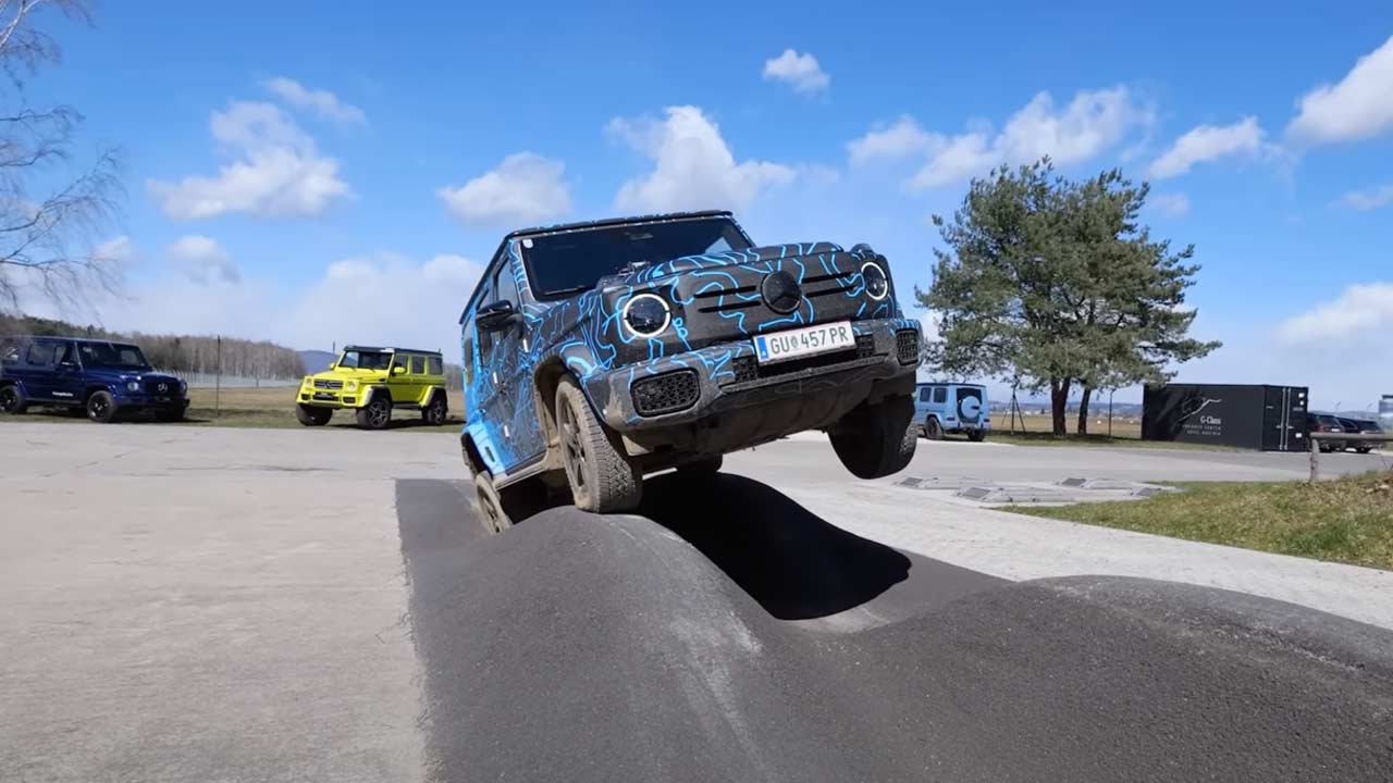 Mercedes-Benz EQG shows off extreme off-roading - Autodevot