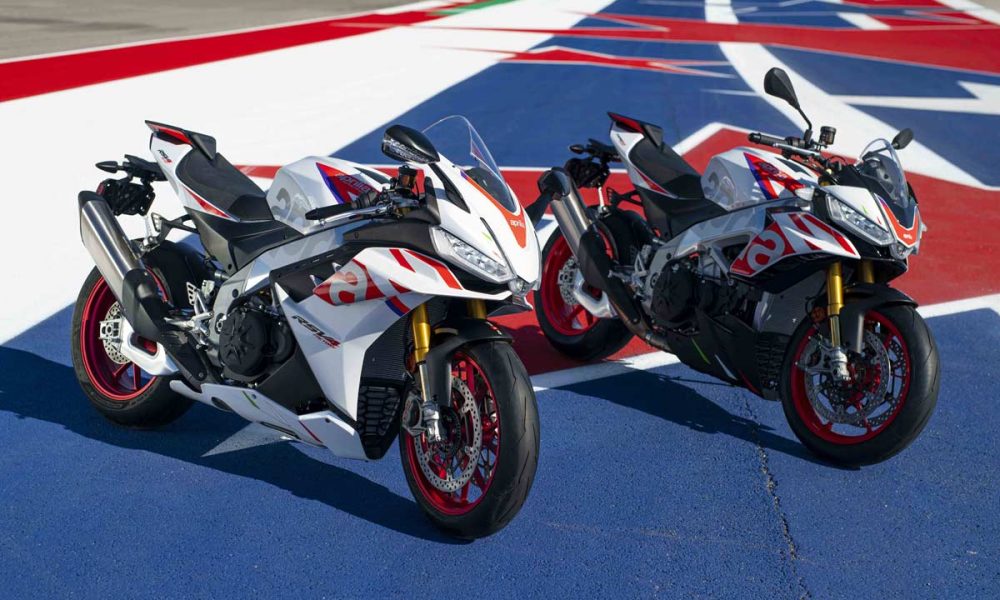 Aprilia RSV4 Factory and Tuono V4 Factory get a Speed White paint ...